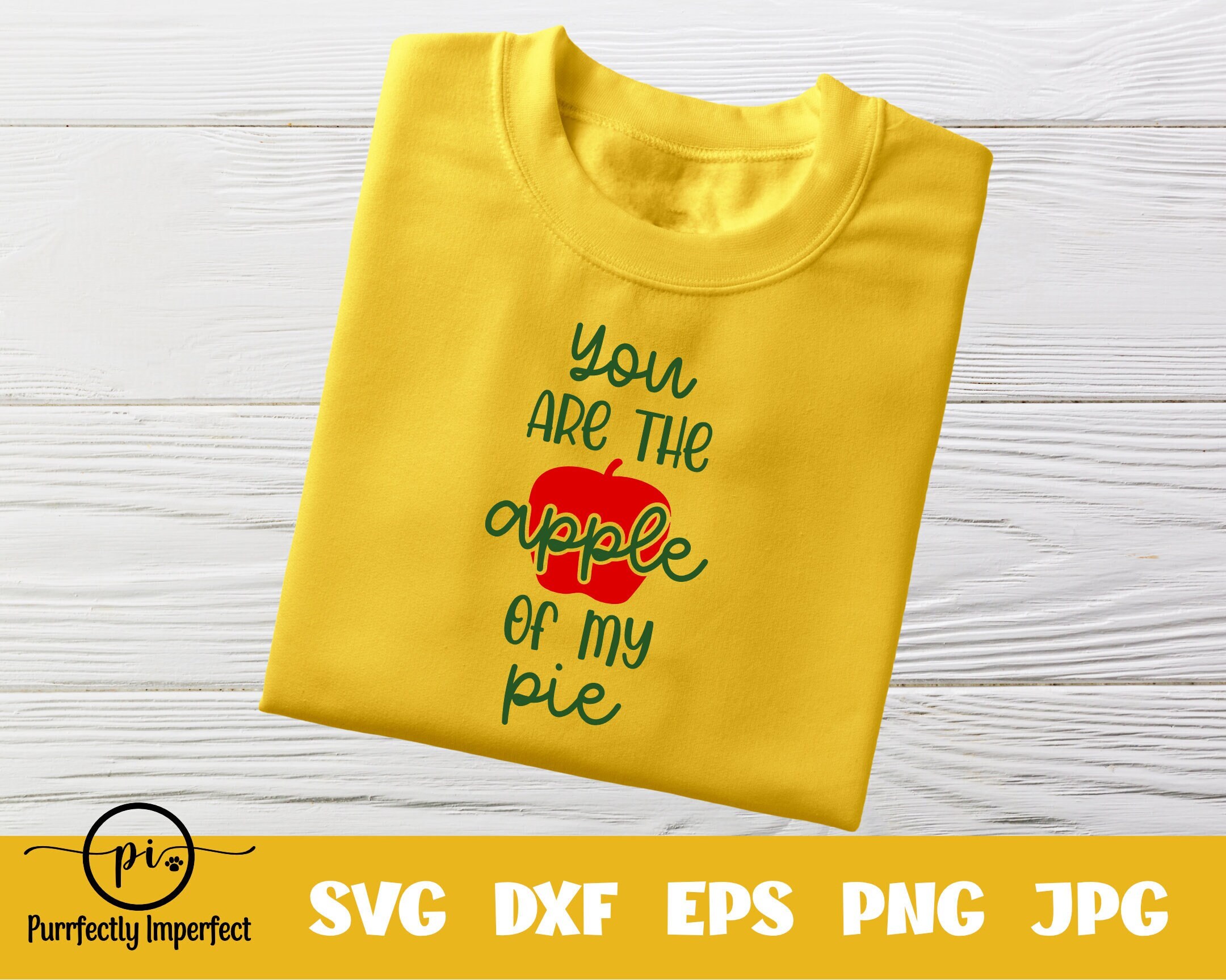 Apple of My Pie / Fall Apples / SVG / Cut File / Sublimation / - Etsy