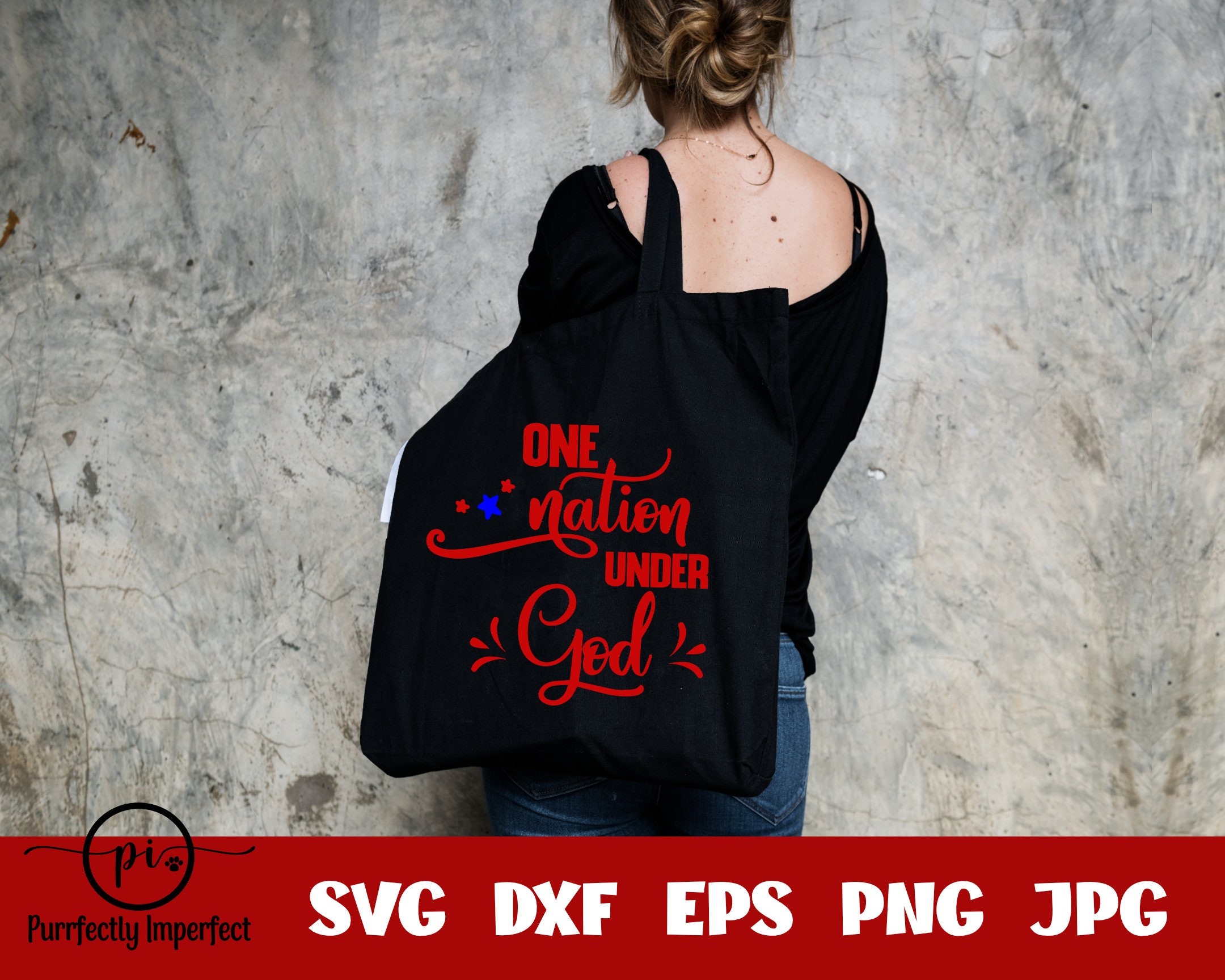 One Nation Under God / Pledge / 4th of July / Independence Day - Etsy