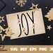 Joy / Word Art / Wordart / Christmas SVG / SVG / Cut File / Cricut ...
