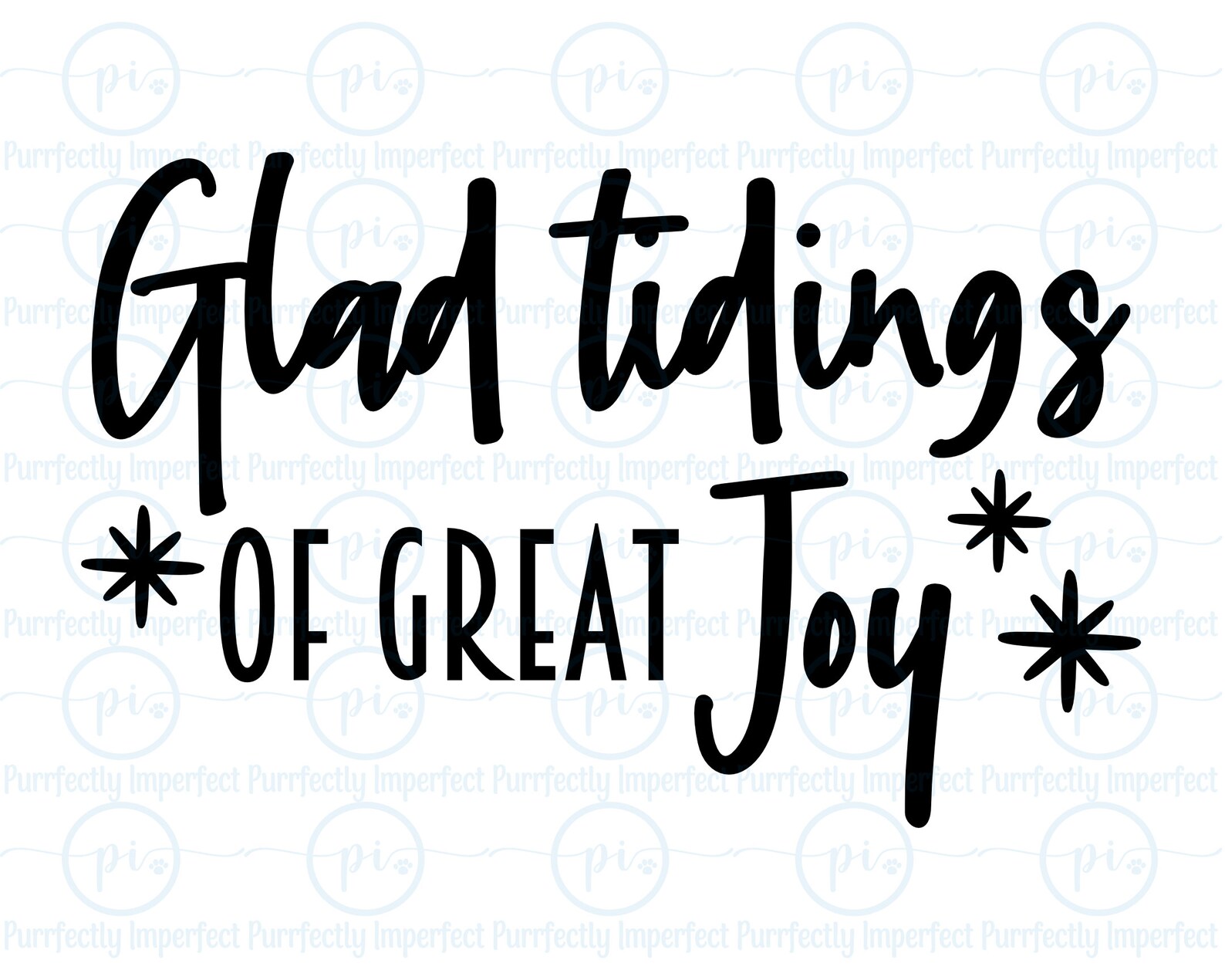 Glad Tidings Of Great Joy Christmas Svg Religious Etsy