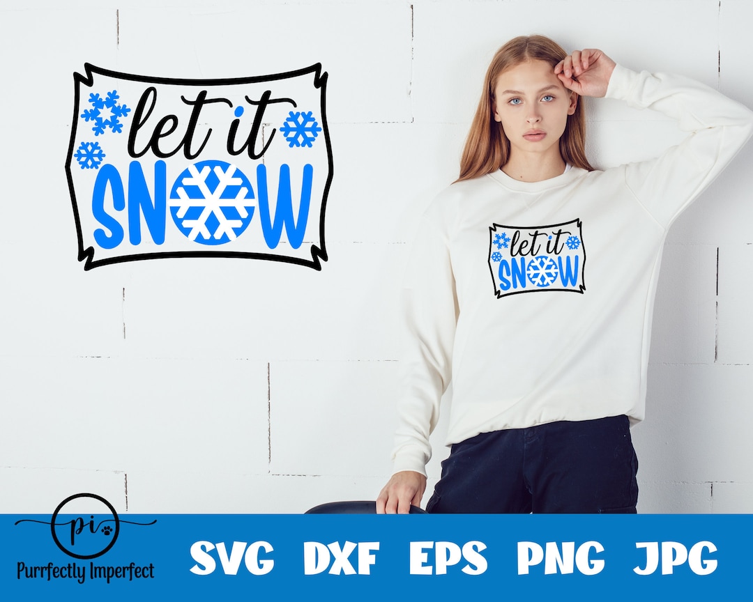 Let It Snow / Word Art / Winter SVG / Christmas SVG / SVG / Cut File ...