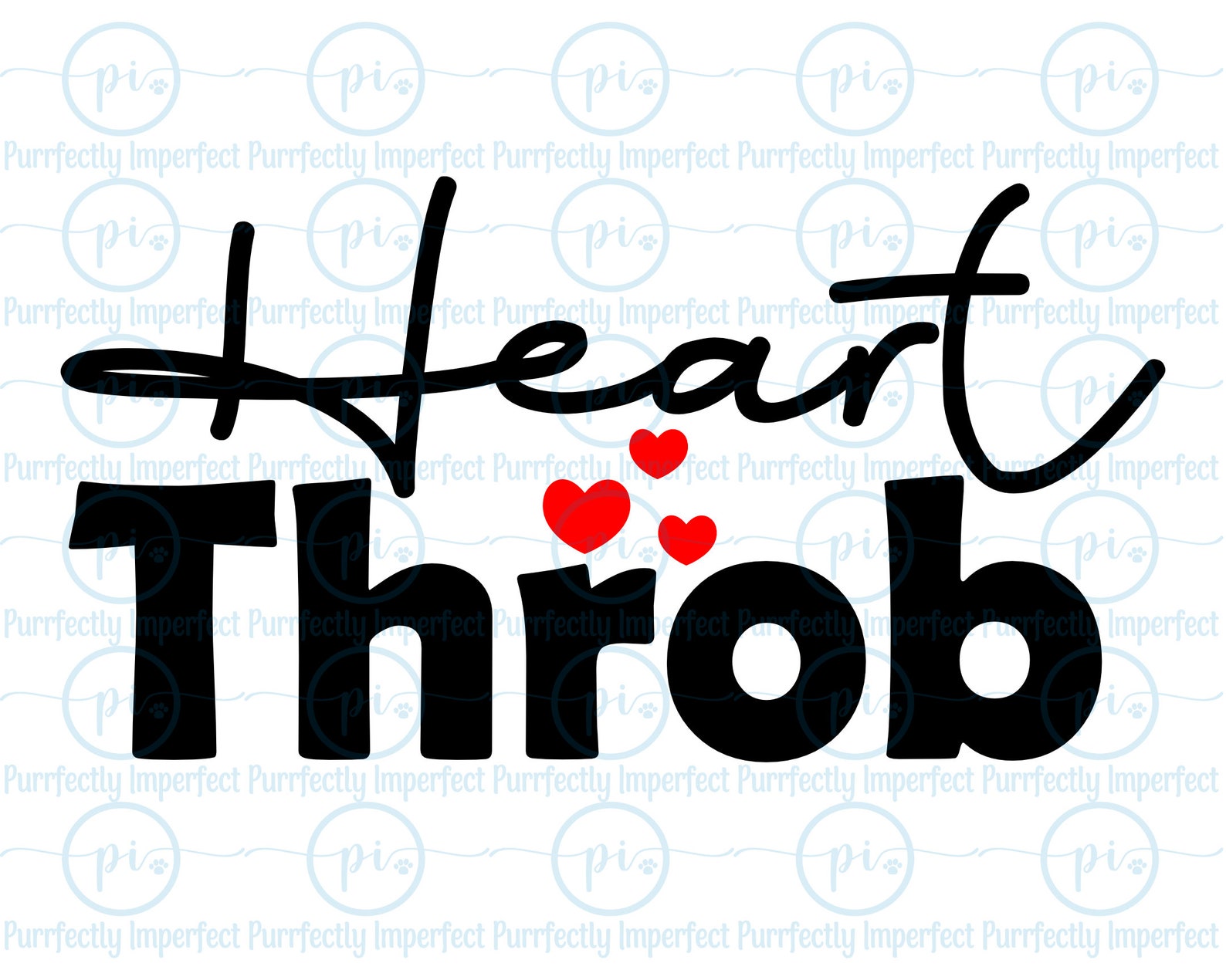 Heart Throb / Love / Valentine / Valentine's Day / SVG / | Etsy