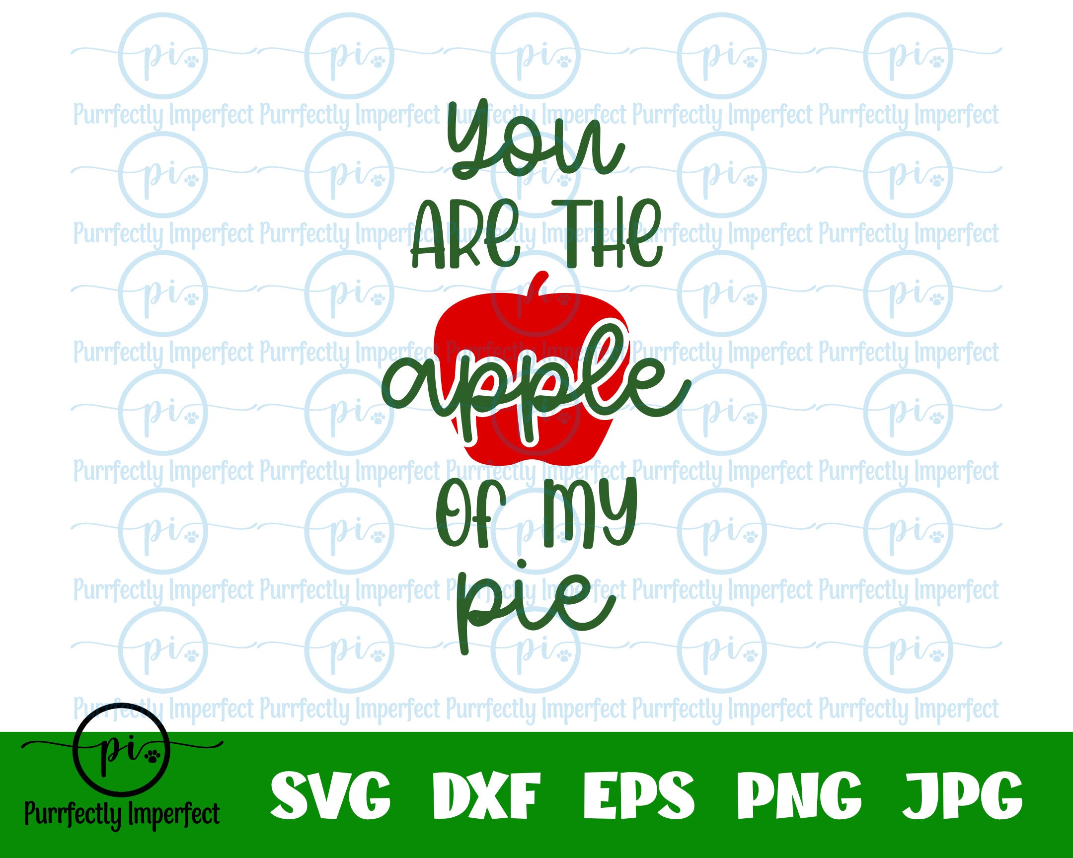 Apple of My Pie / Fall Apples / SVG / Cut File / Sublimation / - Etsy