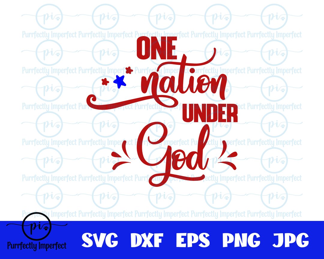 One Nation Under God / Pledge / 4th of July / Independence Day ...
