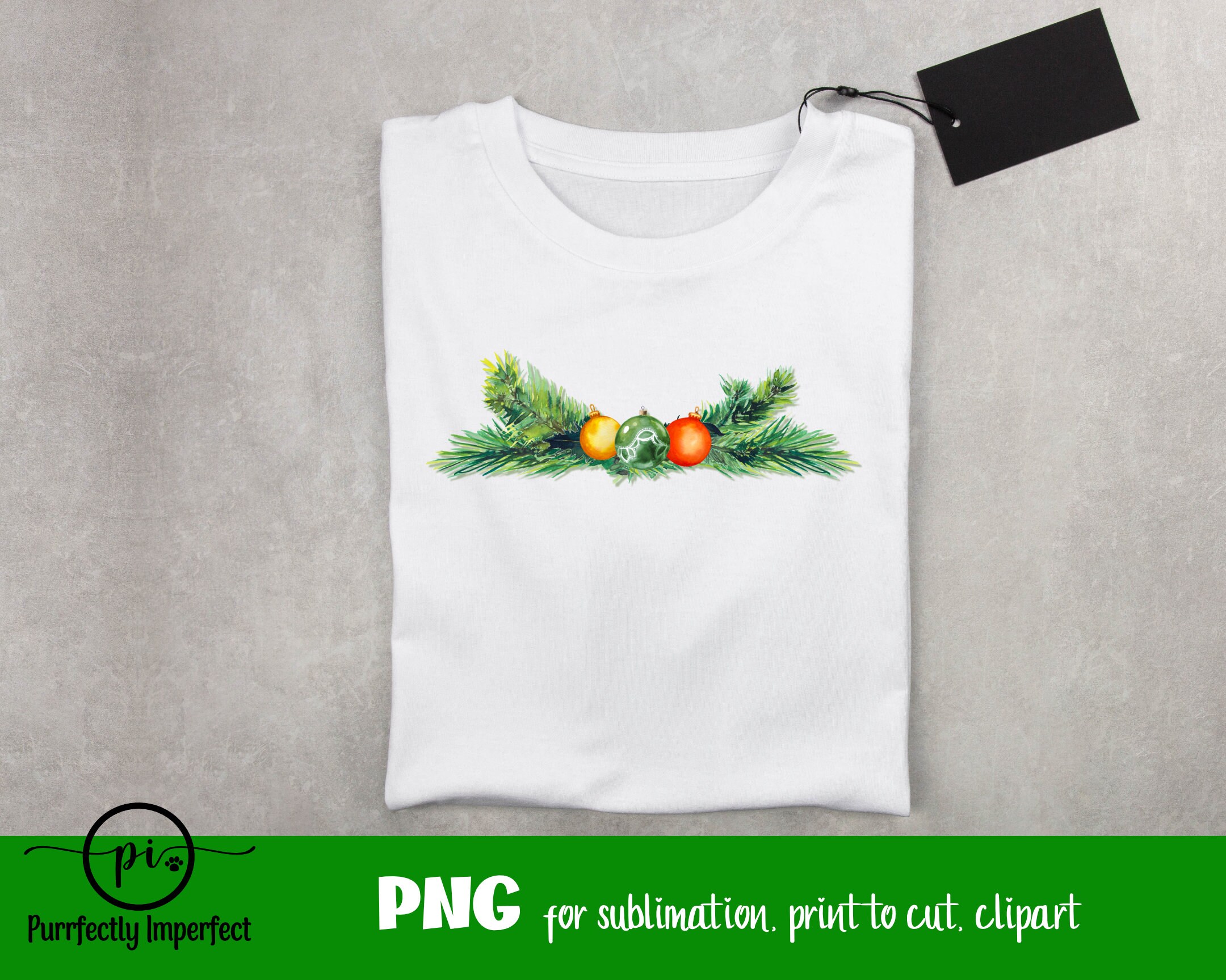 Christmas Boughs / Pine Boughs and Ornaments / Christmas Warms the ...