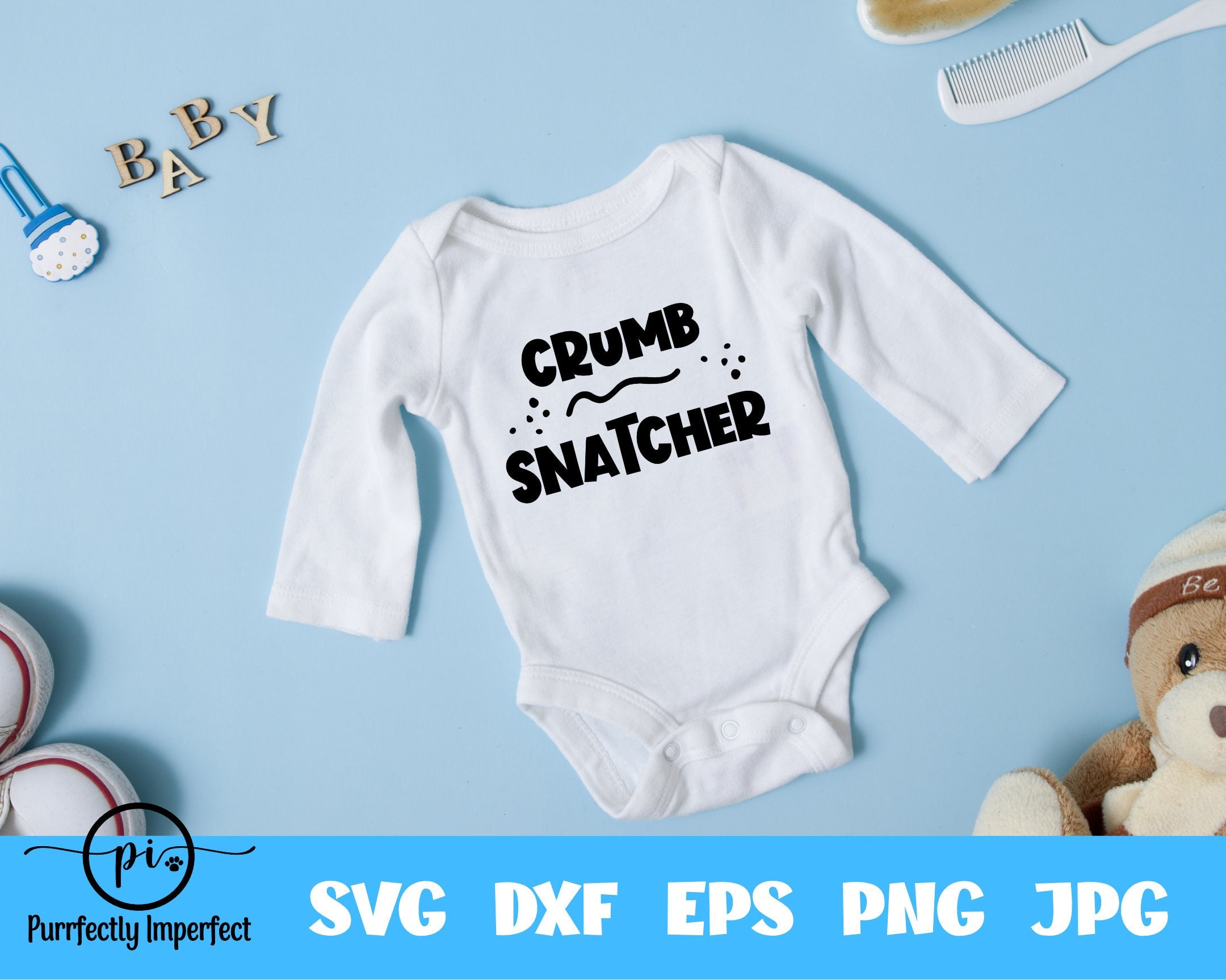 Crumb Snatcher / Onesie / Baby / Child / Bib / SVG / Cut File - Etsy