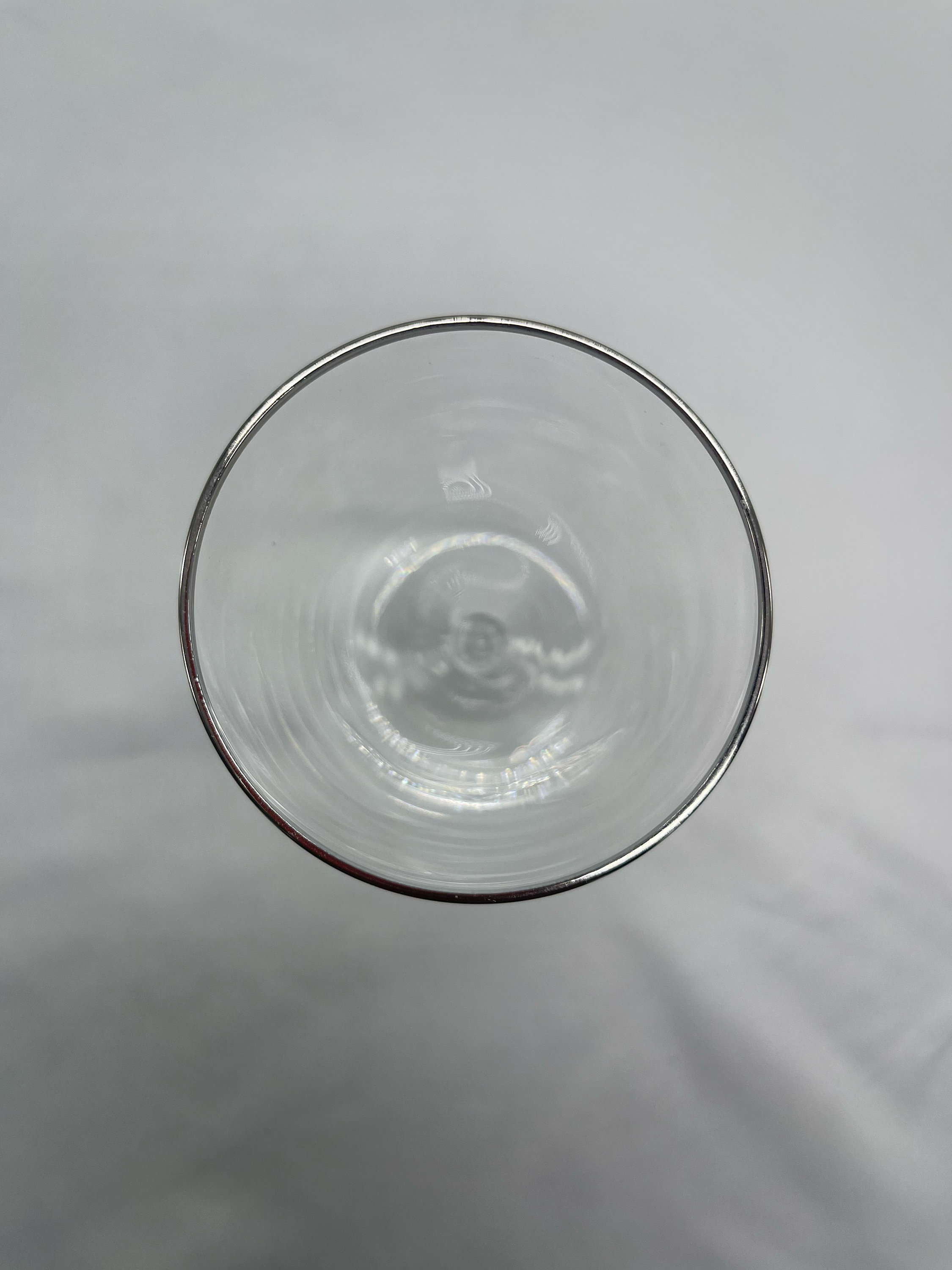 Lenox Montclair Crystal Platinum Trim Wine Glass - Etsy
