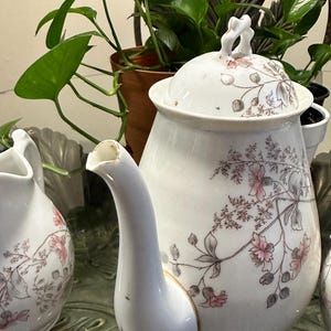 Vintage B S M 3 Piece Set Teapot, Creamer, & Sugar Dish - Etsy