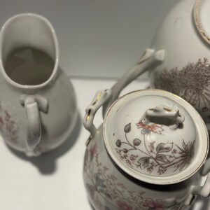 Vintage B S M 3 Piece Set Teapot, Creamer, & Sugar Dish - Etsy