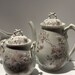 Vintage B S M 3 Piece Set Teapot, Creamer, & Sugar Dish - Etsy