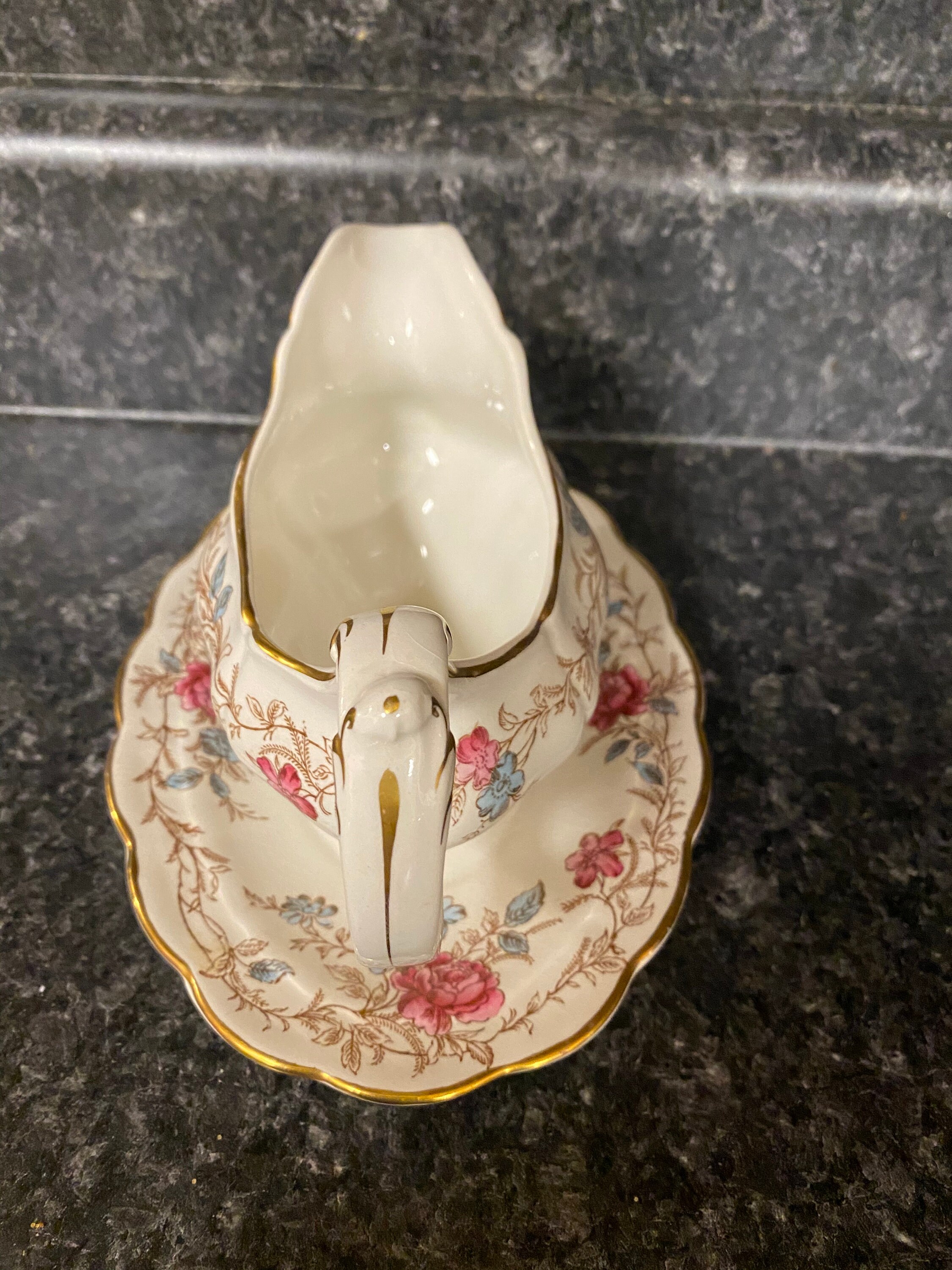 Vintage Booths Floral China Dinnerware Plates, Cup & Saucer, Gravy Boat ...