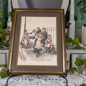 Vintage Ronald Embleton Small Framed Print of Victorian/edwardian ...