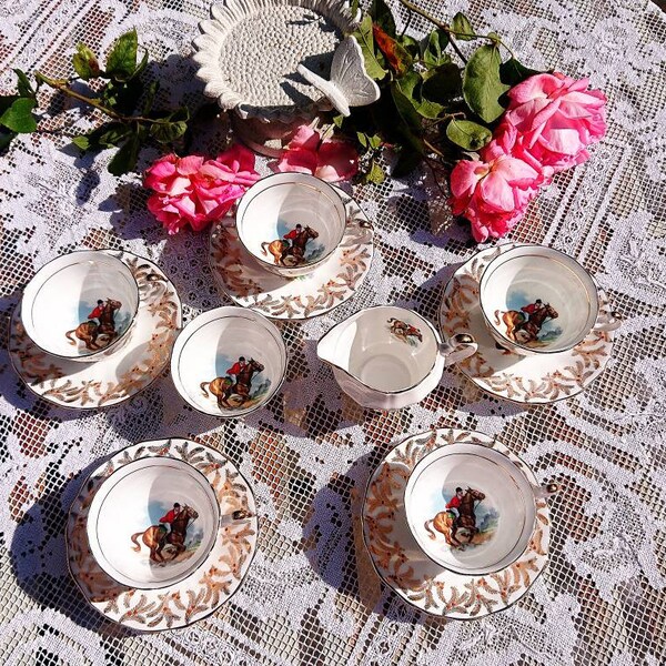 English Hunt Scene - Etsy