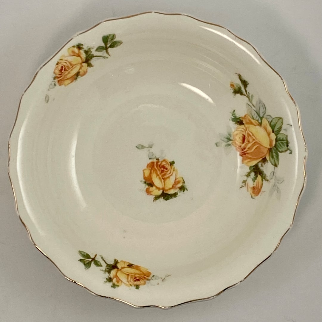 Vintage Canonsburg Pottery Co. Keystone Sun Valley 5 1/8" Fruit/dessert ...
