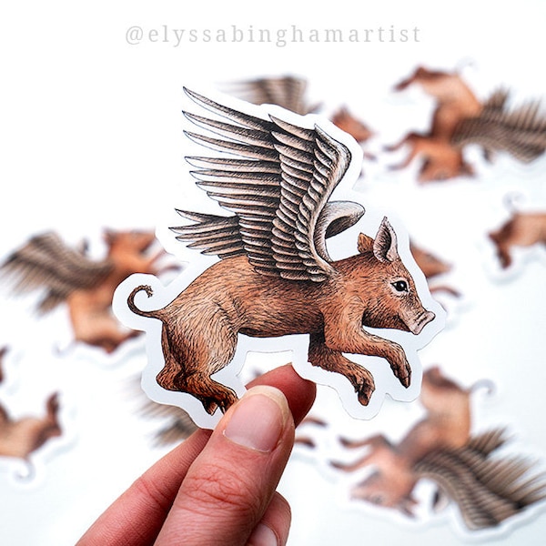 Flying Pig - Etsy