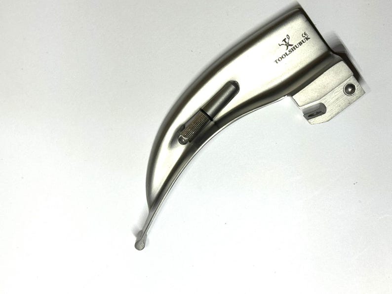 Fiber Optic Miller Laryngoscope Kit With 4 Blades & Handle Anesthesia ...