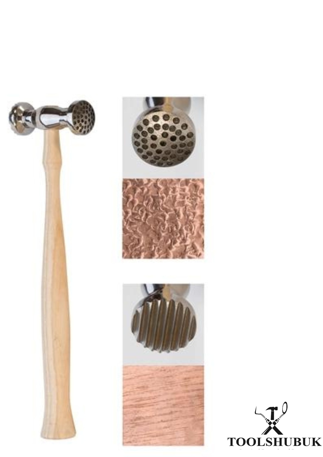 Metal Texturing Hammer Dimpled and Pinstripe Double Sided Patterned for ...