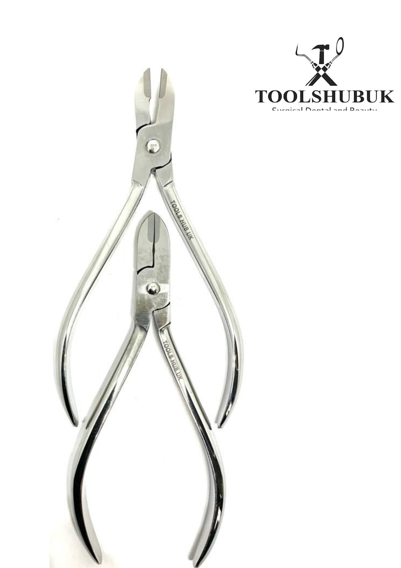 Hard Wire Cutters TC Tip Orthodontic Prosthetic Sharp Stainless Steel ...