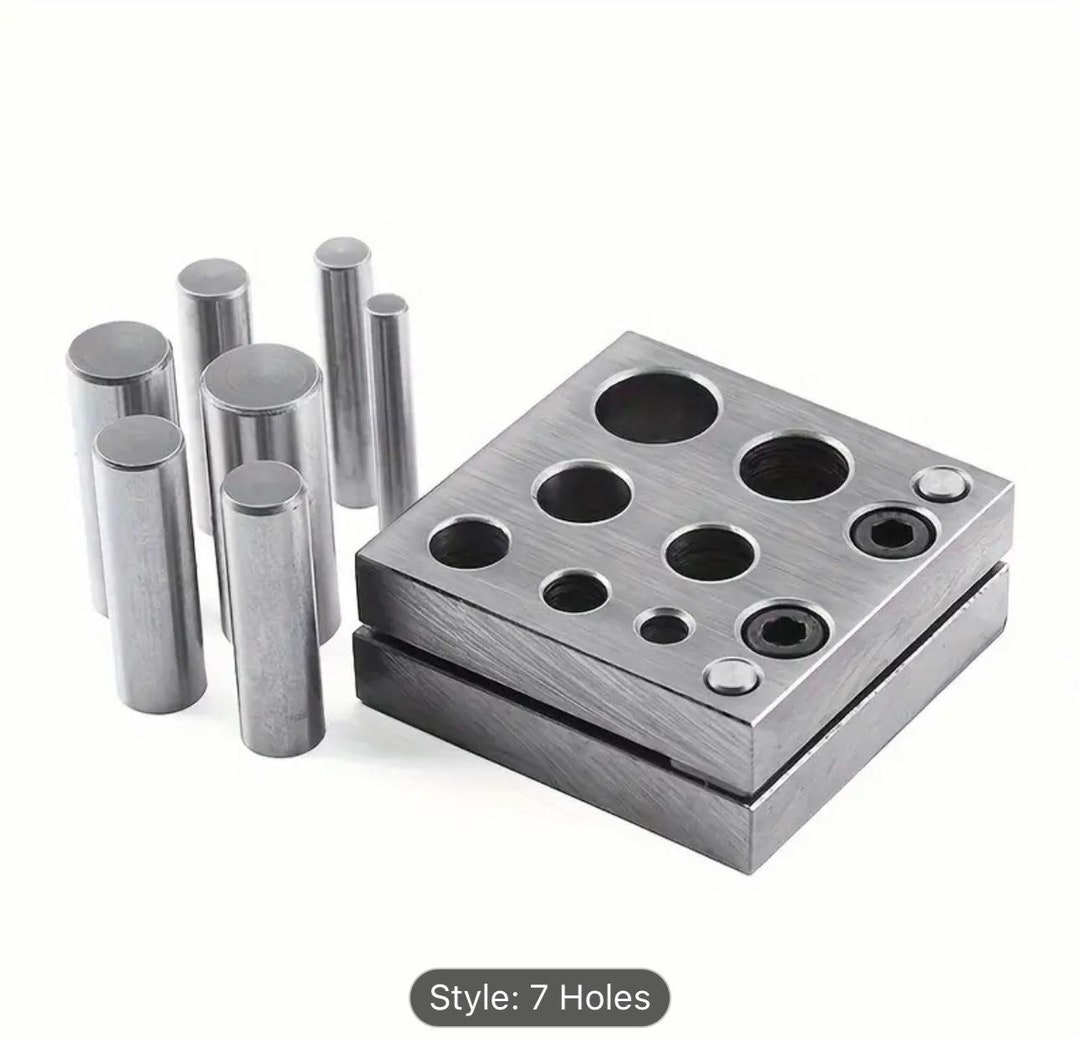 7-hole Jewelry Disc Cutter: Metal Cutting Punch Tool - Etsy