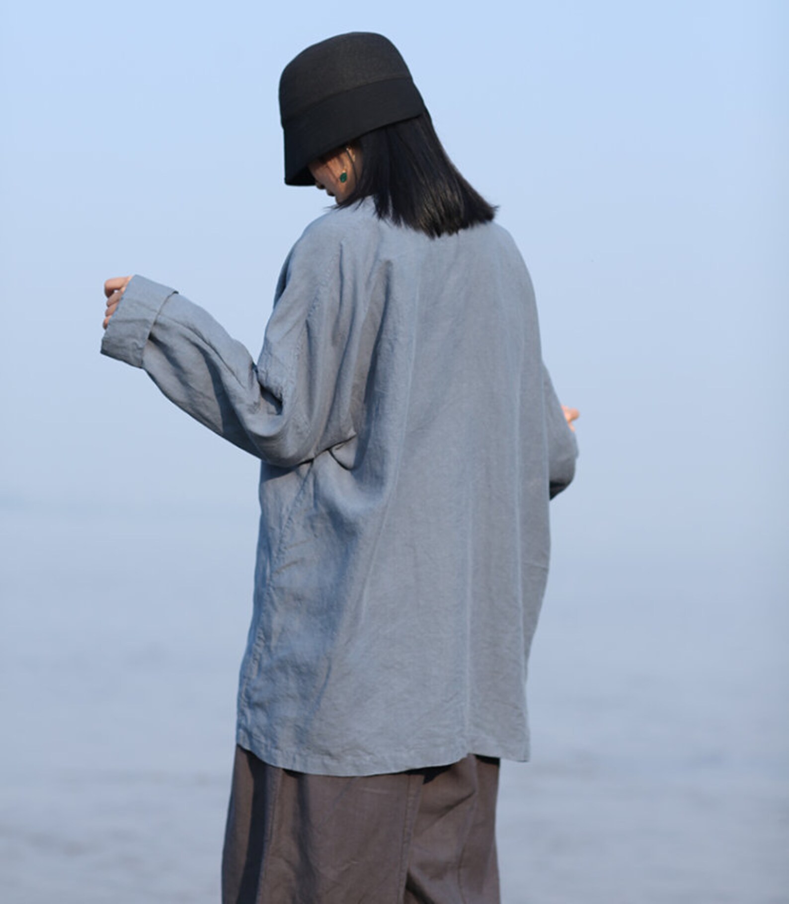 Linen Tops Women Linen Blouse Linen Shirt Long Sleeves - Etsy