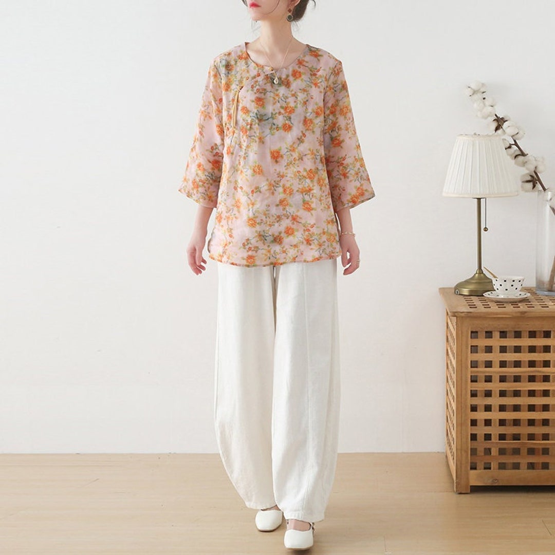 Linen Pants for Women, Linen Maxi Pants, Linen Harem Pants, Plus Size ...
