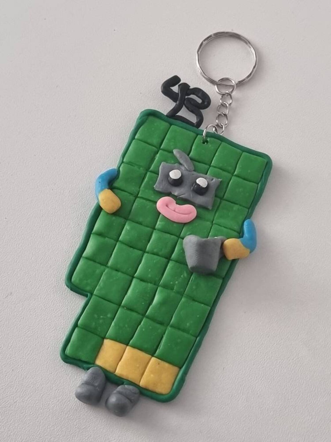 Numberblock 55 Numberblocks Keychain Numberblock 43 | Etsy