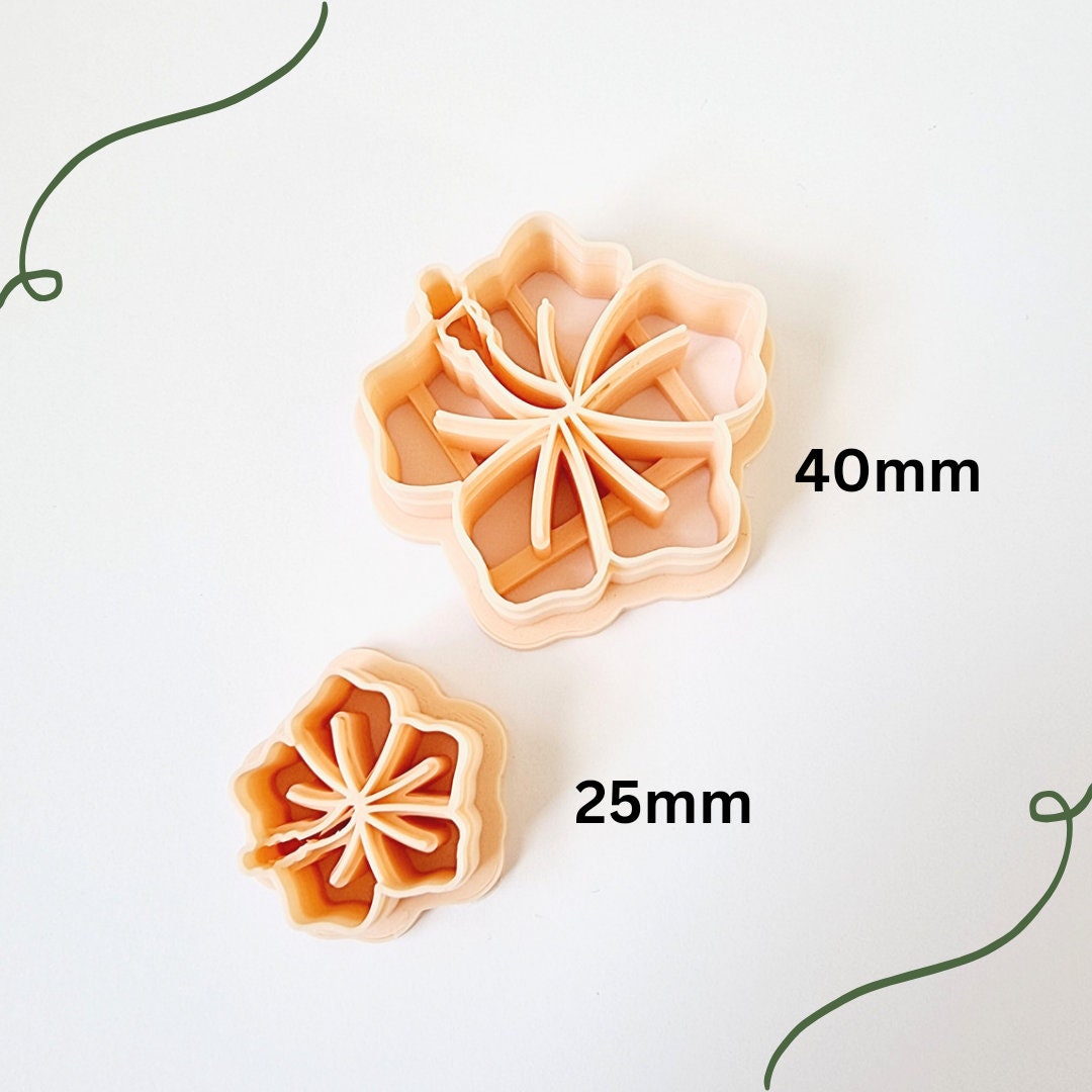 Hibiscus Flower Polymer Clay Tools Stamp Cutter 3 Sizes - Etsy