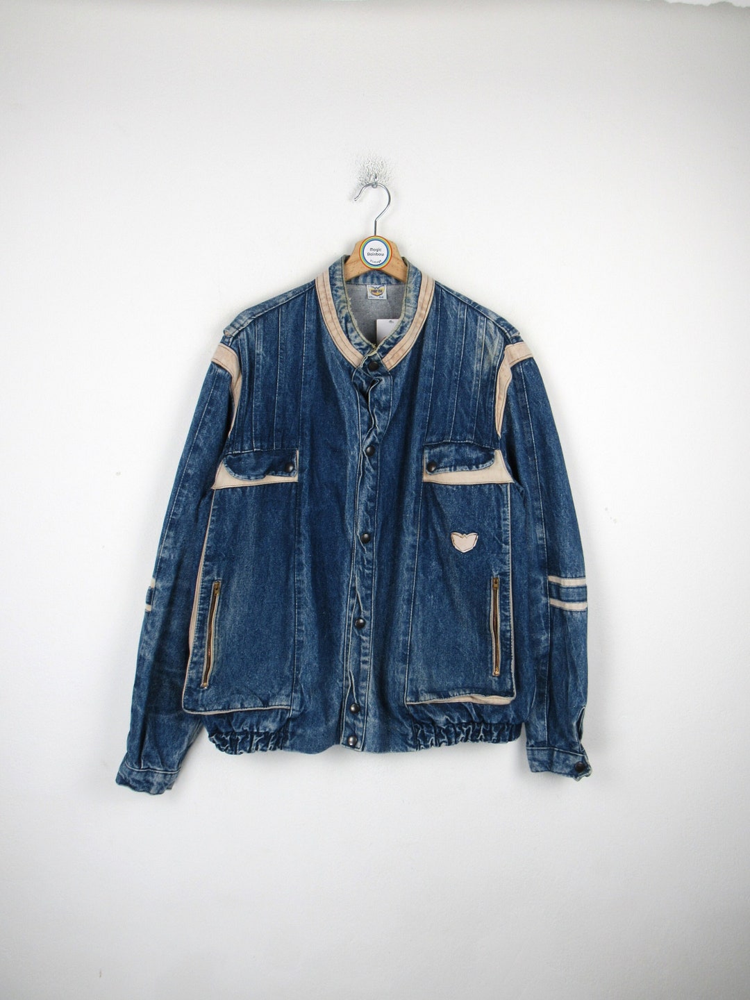 Pop84 Vintage 80s 90s Denim Jacket - Size XL - Etsy
