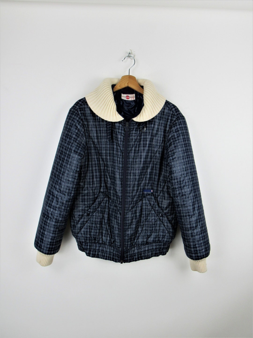 Colmar Vintage 80s Padded Bomber Jacket - Size S - Etsy