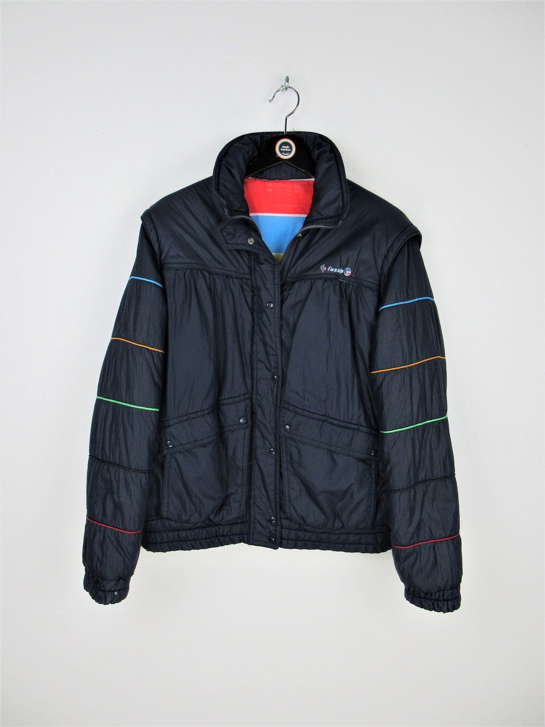 Vintage 1970s Fusalp Padded Bomber Vest - Etsy