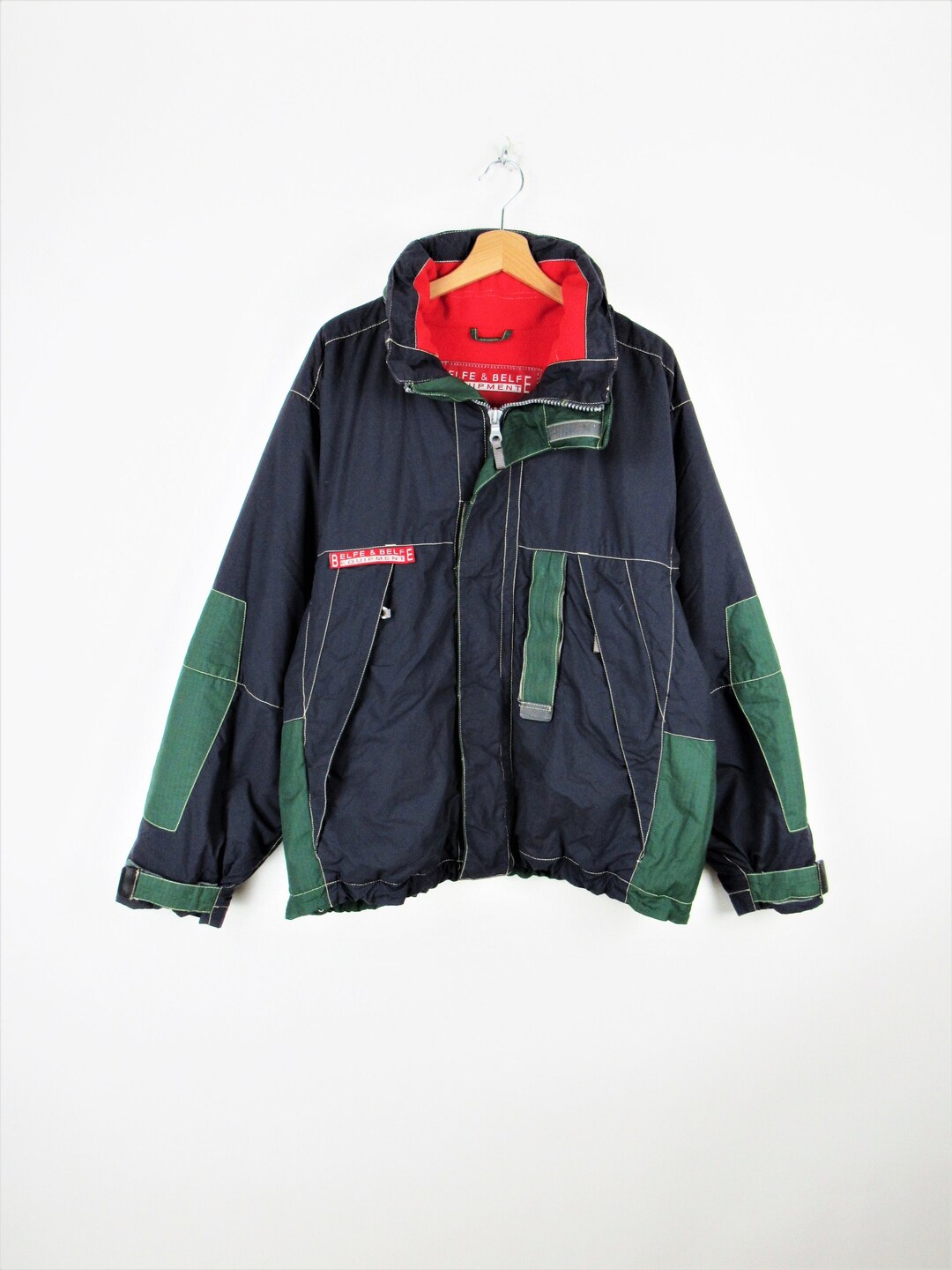 Belfe Vintage 90s Ski Jacket Size XL - Etsy