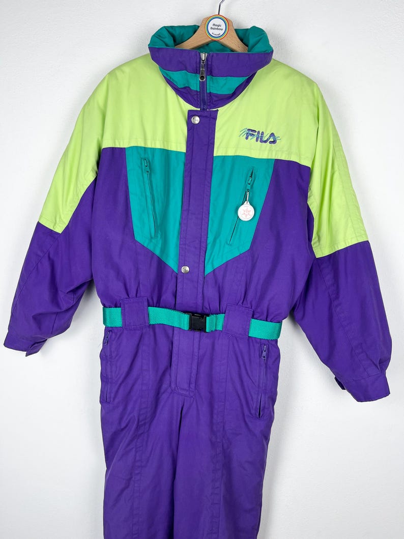 Vintage 1990s Fila Magic Line Ski Suit - Size L - Etsy UK