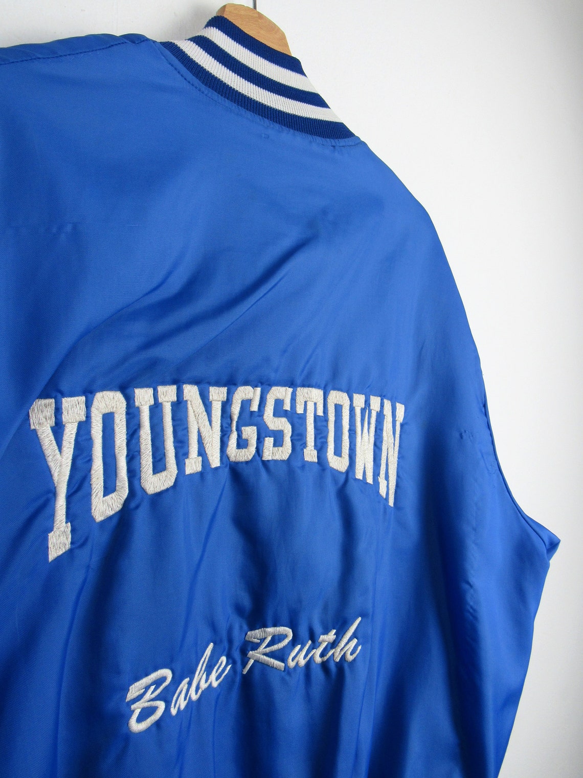 Holloway Youngstown Babe Ruth Jacket, 90s Vintage Satin Satin Jacket ...