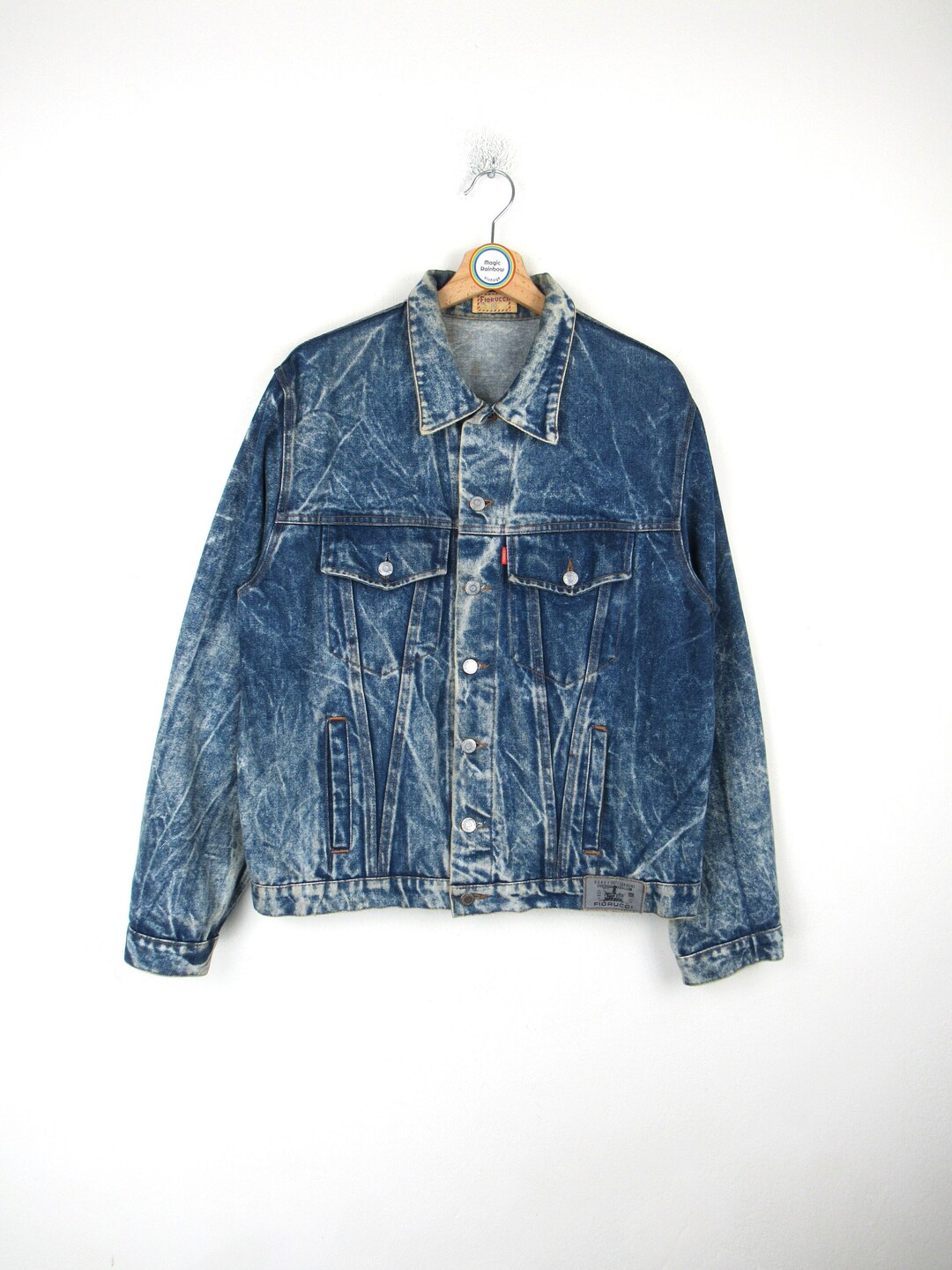 Fiorucci 1970 Vintage 70s Denim Jacket Size - Etsy
