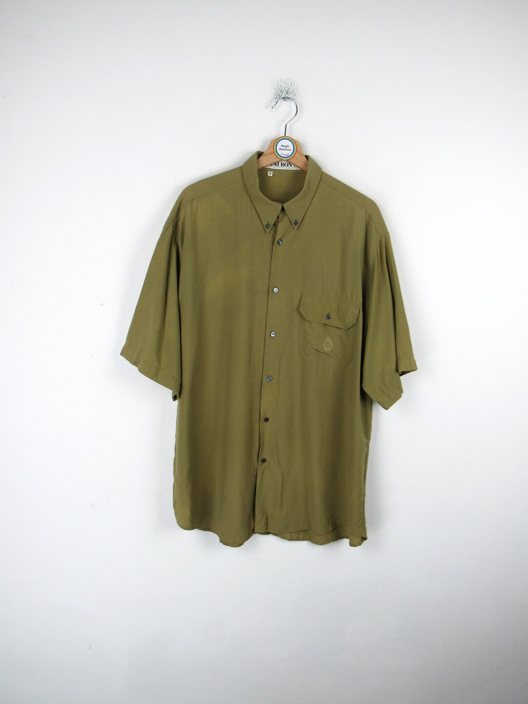Nani Bon Men's Shirt Short Sleeve Vintage 90s Size XXL - Etsy