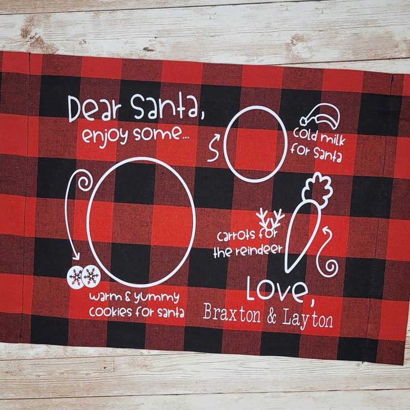 Dear Santa Placemat - Etsy