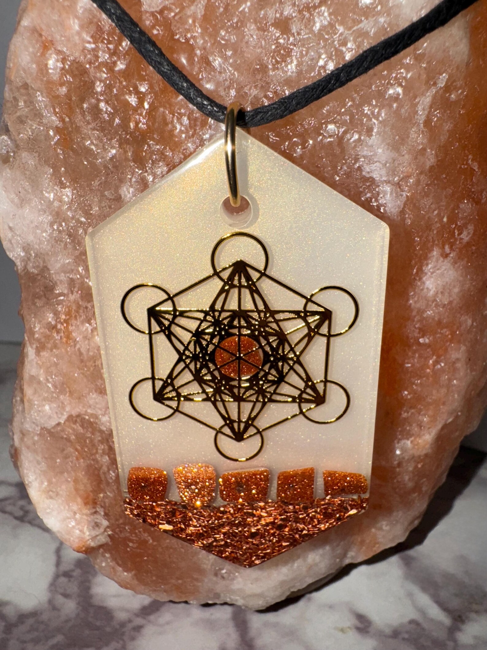 5G EMF Necklace Orgone Copper and Quartz Orgonite Healing EMF ...