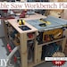 Foldable Workshop Table on Wheels DIY Plans & Instructions, DIY ...