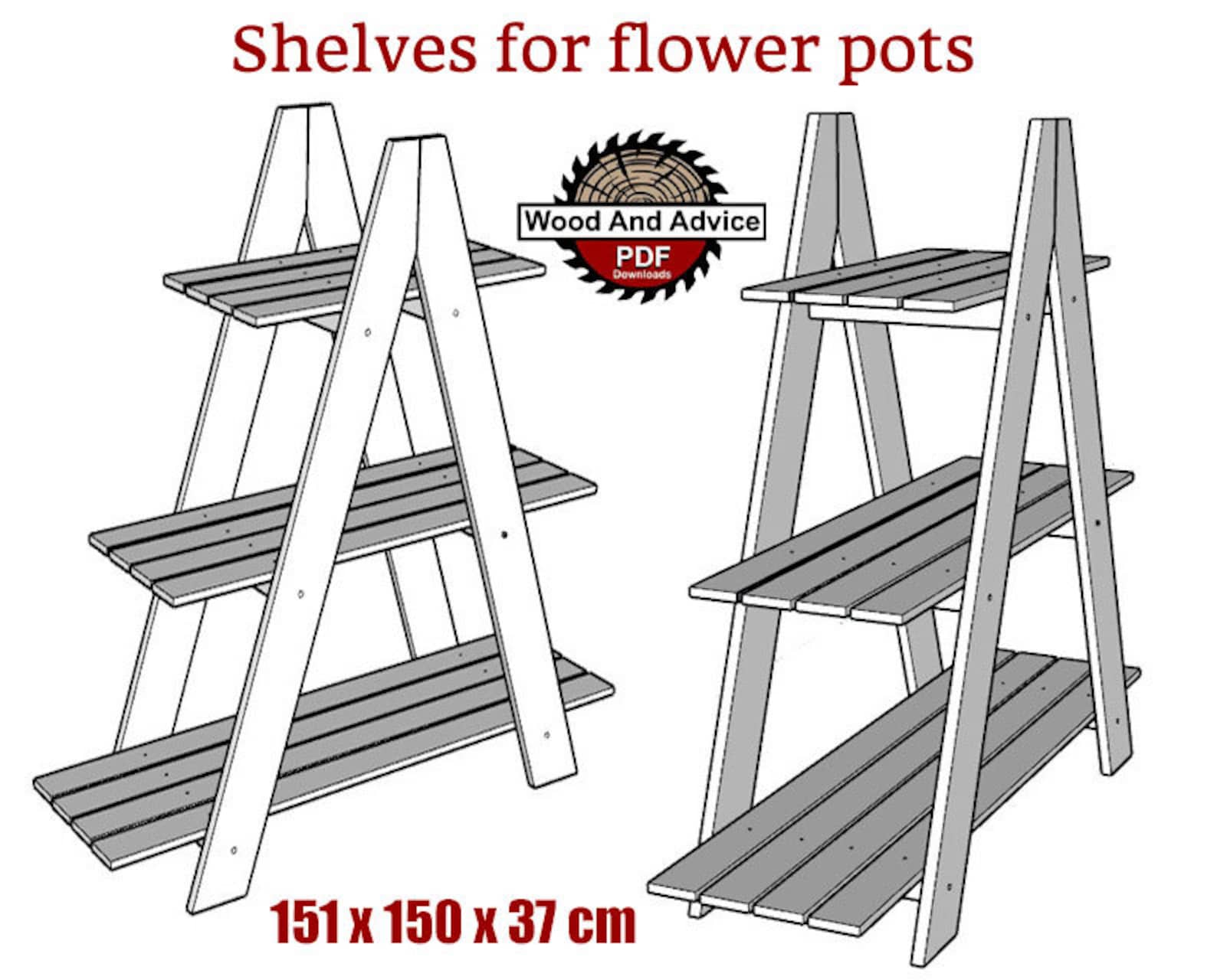 Craft Show Display Stand Plan/ladder Display Stand Plan/wood Display ...