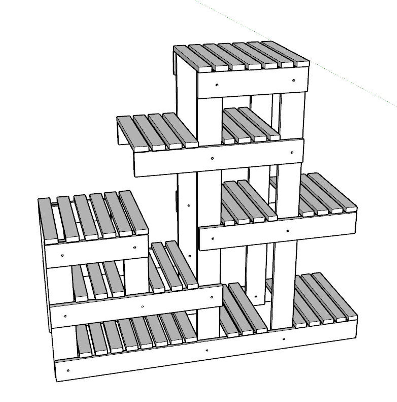 Plant Stand Plan/indoor Plant Stand Plan/pdf - Etsy