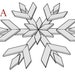 4 Large Snowflakes , From One Picket, One Picket Snowflakes, Christmas ...