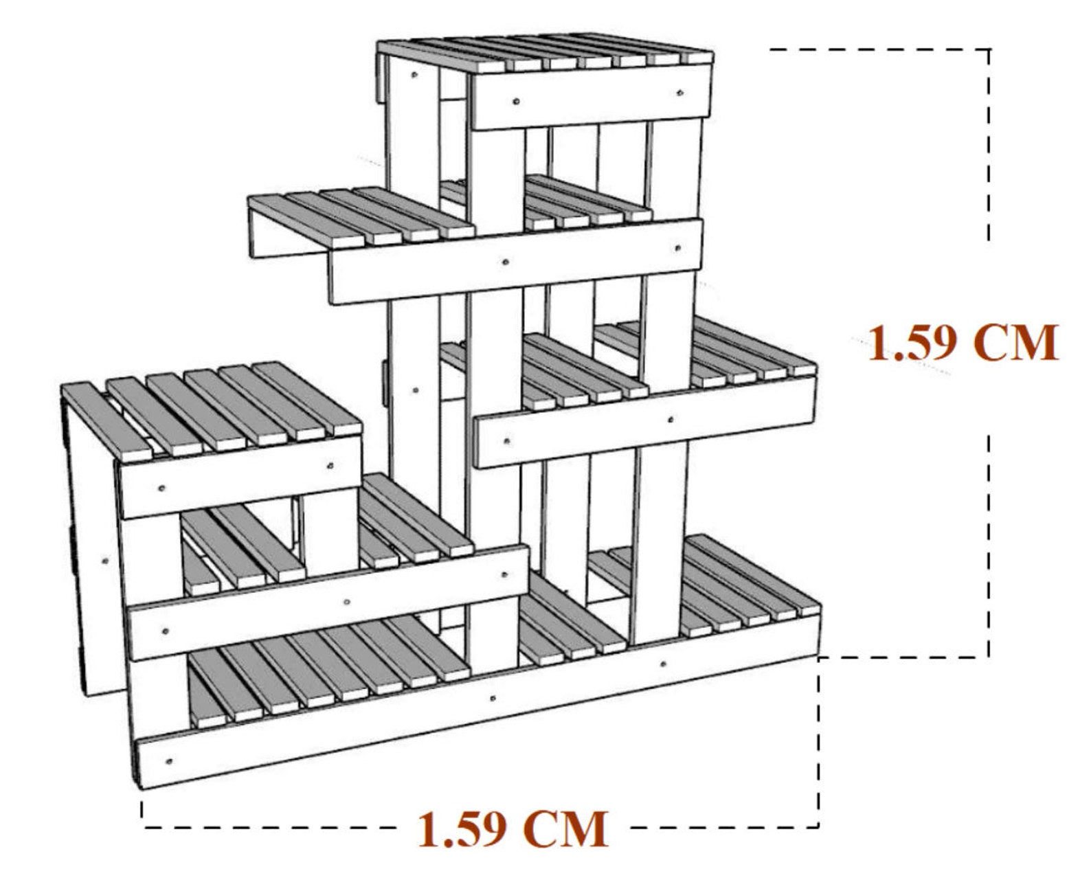Plant Stand Plan/indoor Plant Stand Plan/pdf - Etsy
