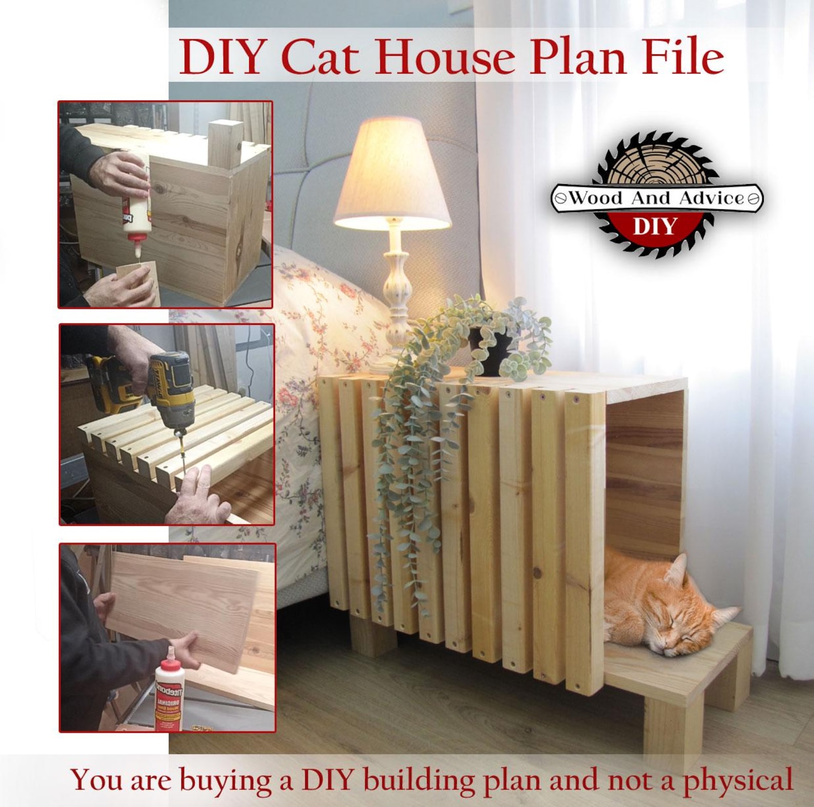 DIY Cat House Plan File.cat House.animals.cat House.diy Plan File.diy.a ...