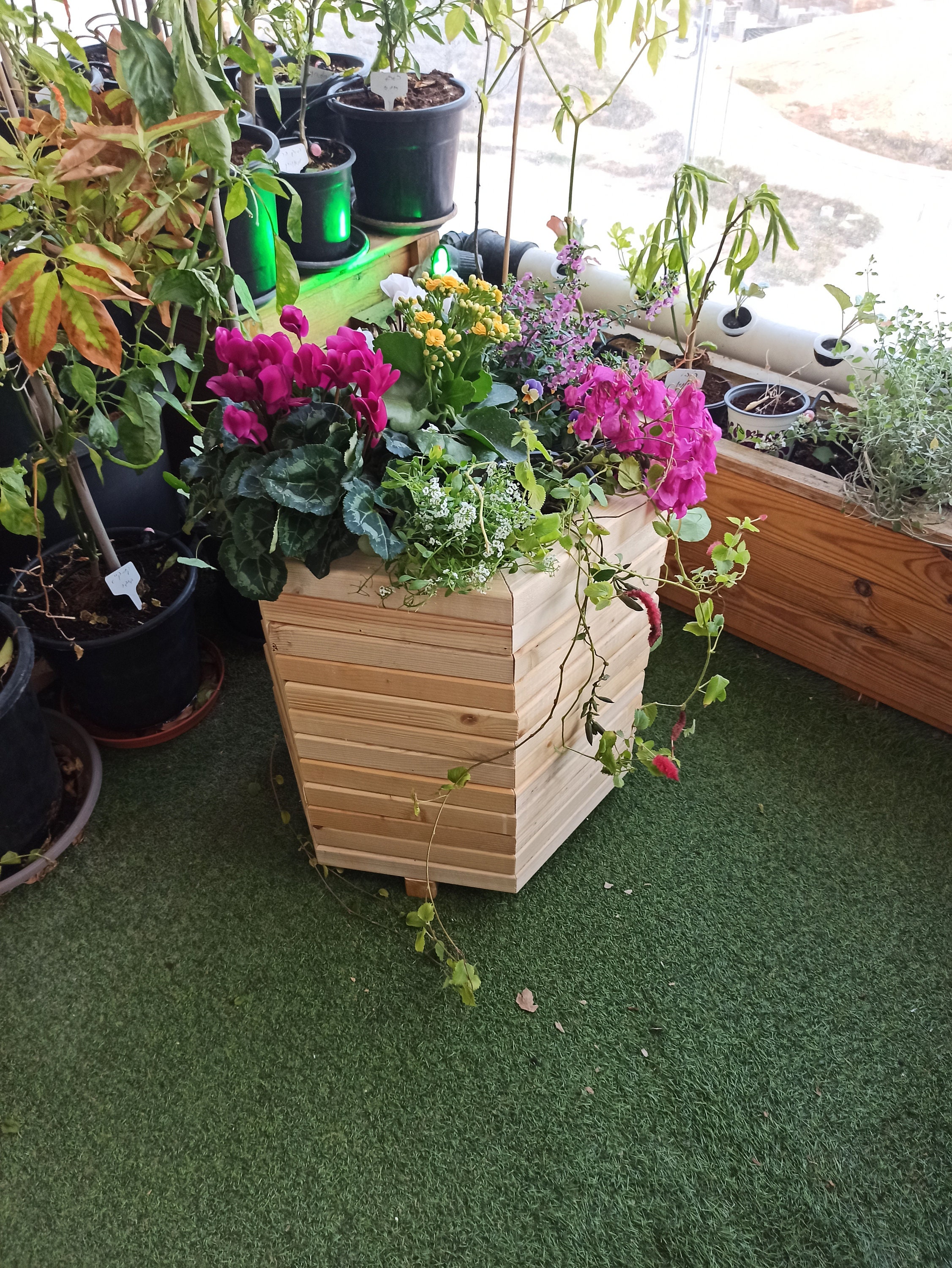 Wooden Hexagonal Planter Plan. Planter Plan for Home and Garden.cedar ...