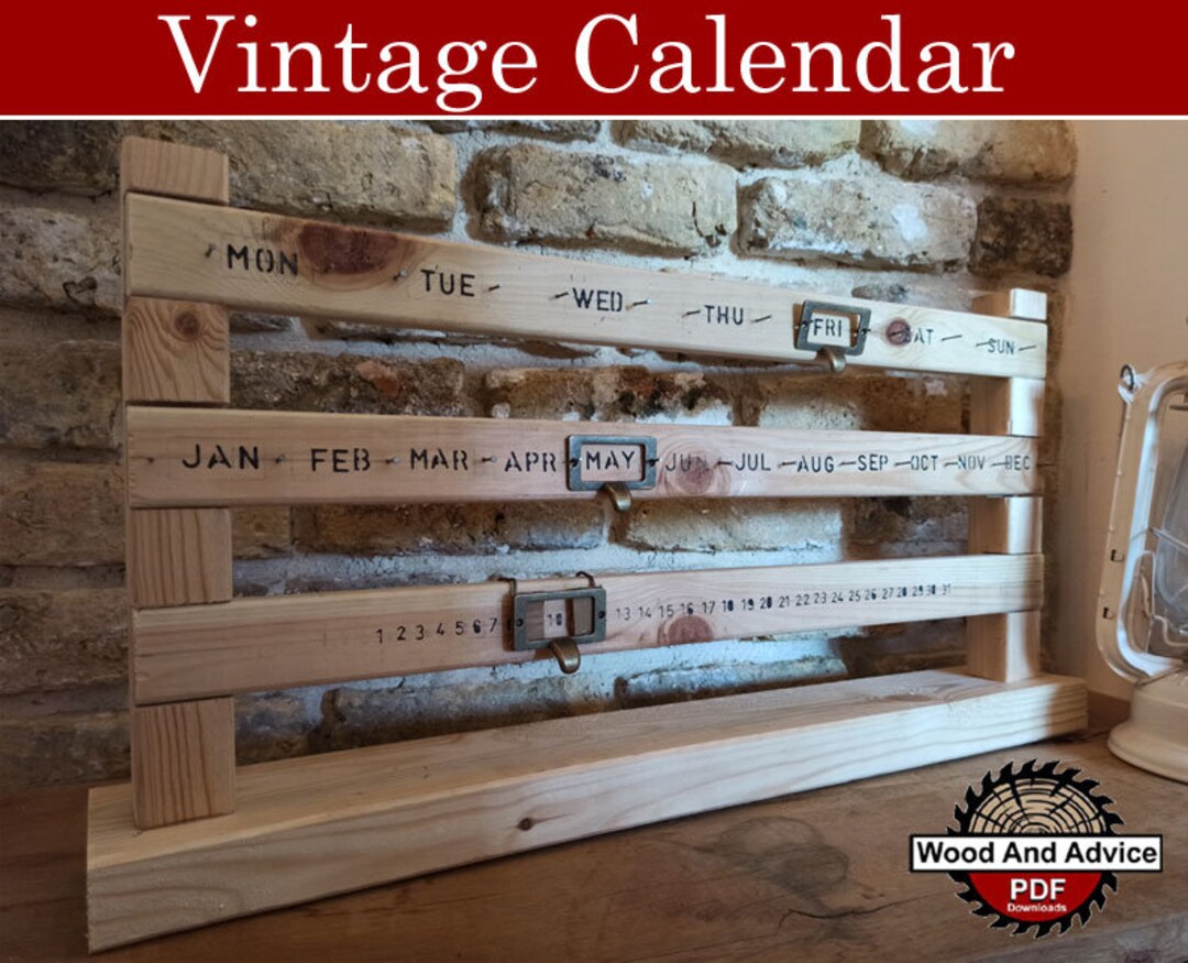 The Farmhouse Calendar, DIY Farmhouse Calendar Digital Plans, Farmhouse ...