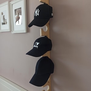 Hat Rack Plan, Hat Rack, Custom Hat Rack, Custom Hat Rack, Baseball Hat ...