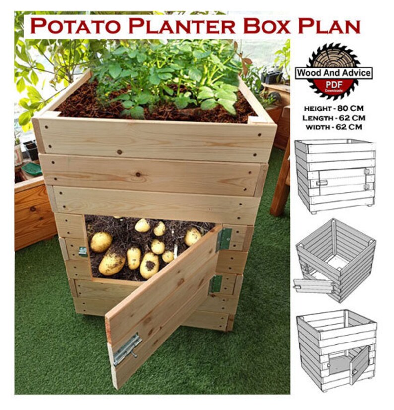 3 Files at a Discounted Price,organic Potato Planter Plan/potato,craft ...