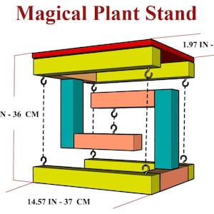 Magical Plant Stand DIY , Make A Floating Table Decorative Idea , DIY ...