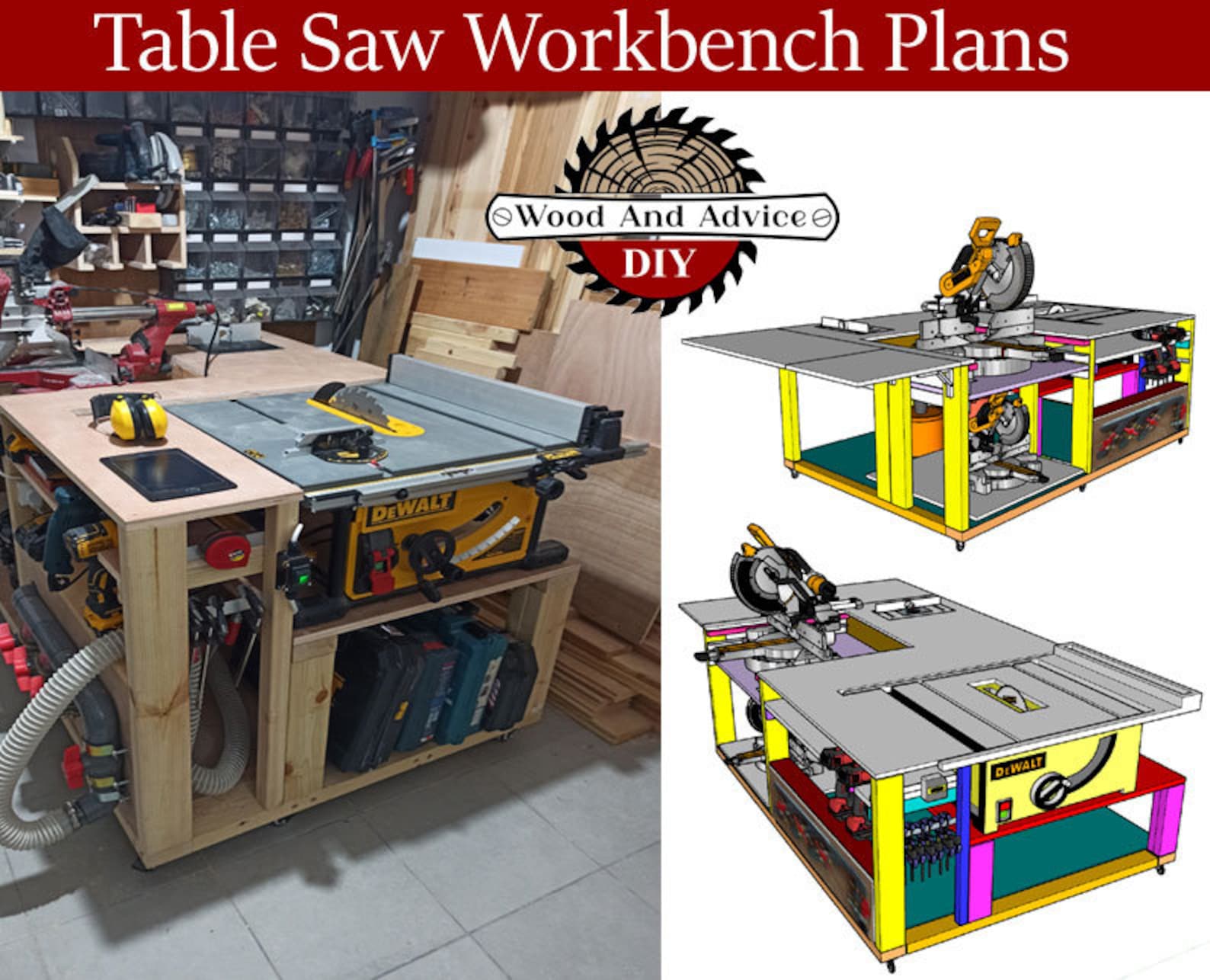 PDF Mobile Workbench Plans Mobile Werkshop All in One Compact Flip-top ...