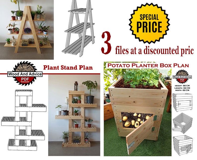 3 Files at a Discounted Price,organic Potato Planter Plan/potato,craft ...